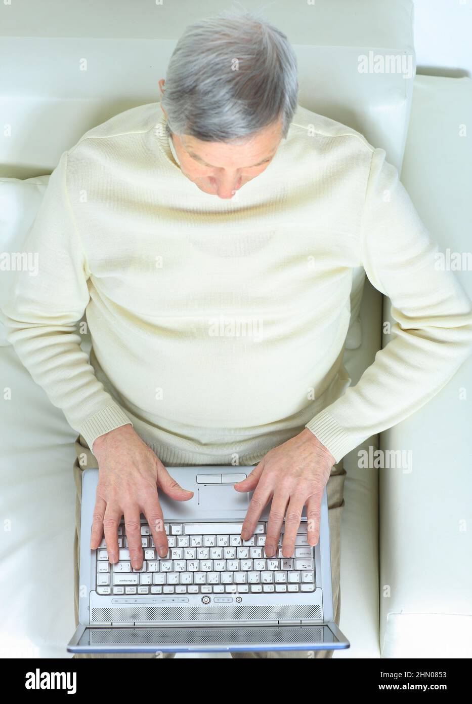 The home life of an elderly person Stock Photo - Alamy