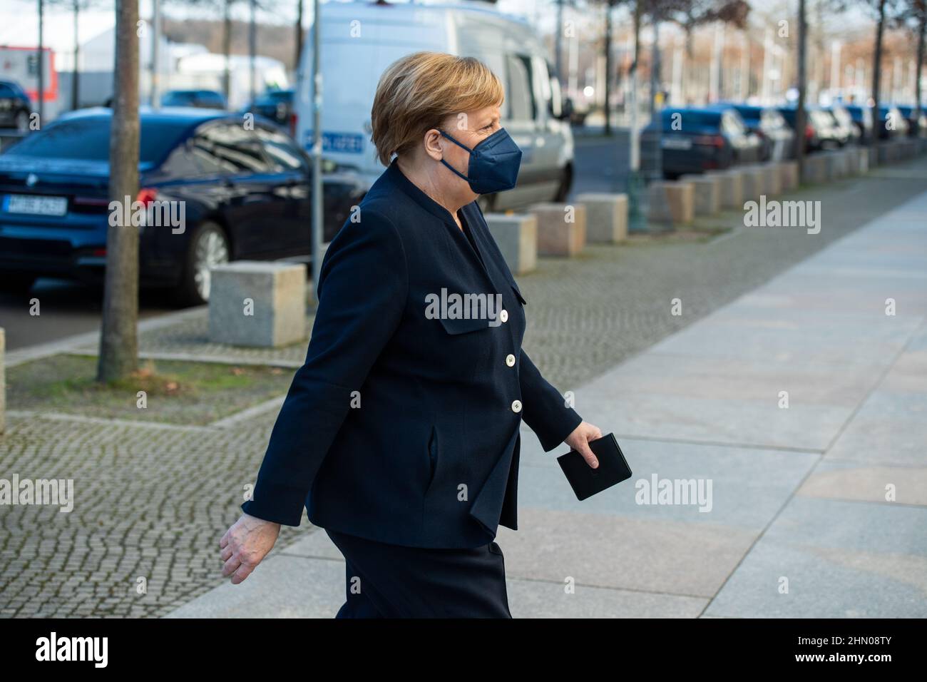 Berlin, Germany. 13th Feb, 2022. Angela Merkel (CDU), former German ...