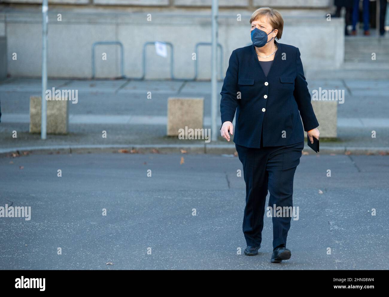 Berlin, Germany. 13th Feb, 2022. Angela Merkel (CDU), former German ...