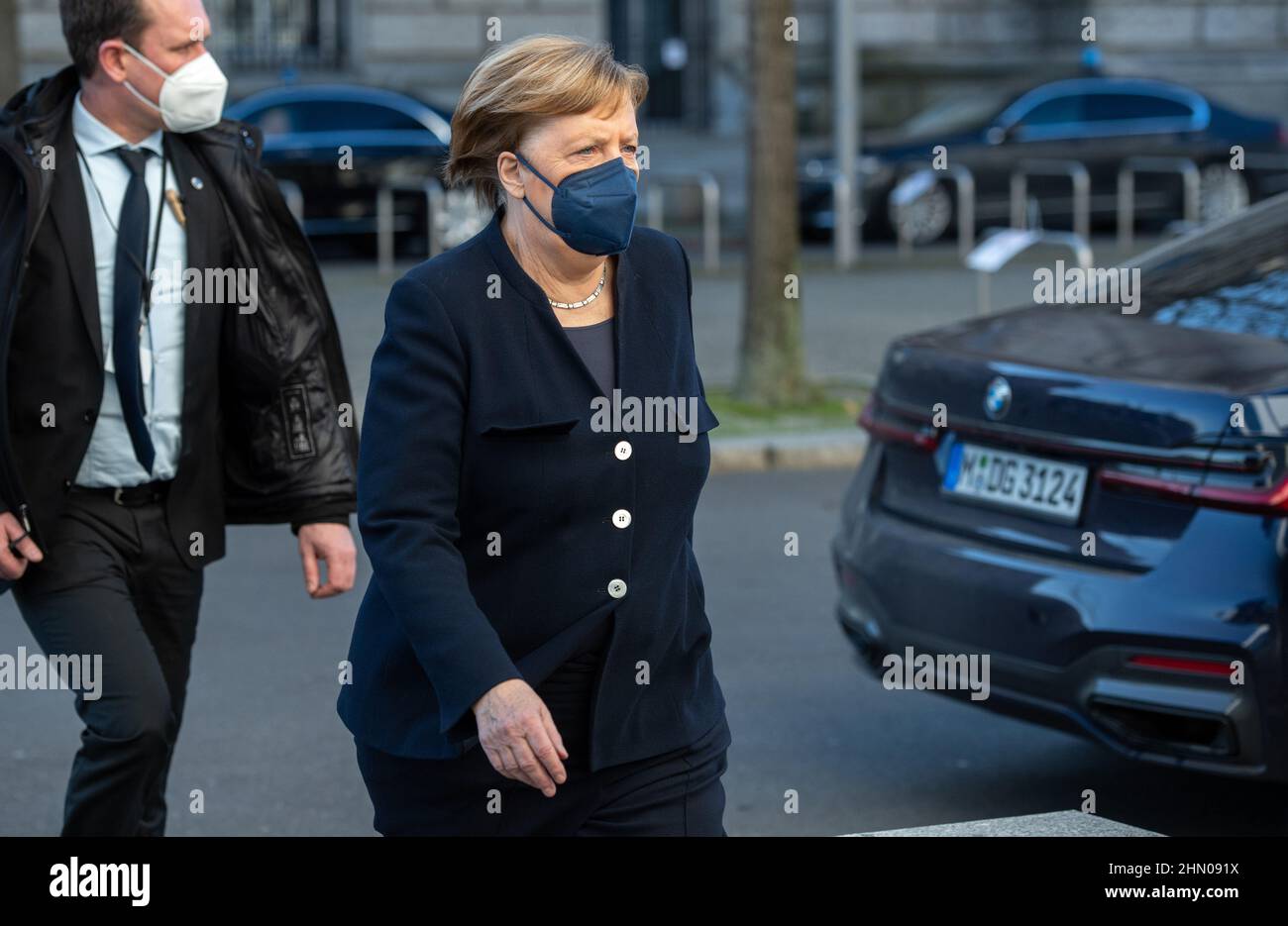 Berlin, Germany. 13th Feb, 2022. Angela Merkel (CDU), former German ...