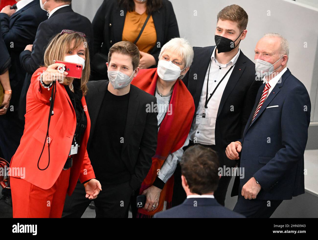 Berlin, Germany. 13th Feb, 2022. Kevin Kühnert, SPD secretary general ...