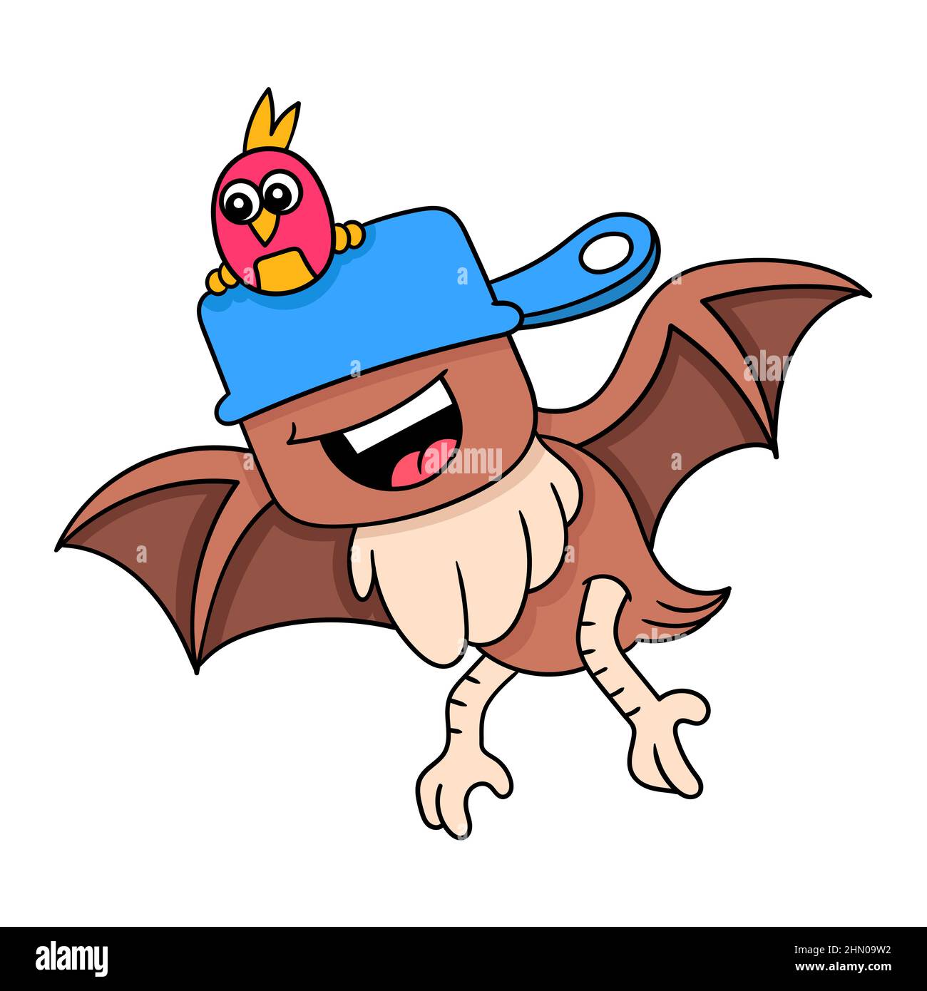 Bat and bird logo vector vectors hi-res stock photography and images ...