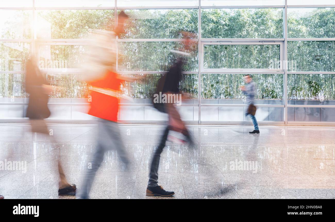Crowd of anonymous people walking Stock Photo - Alamy