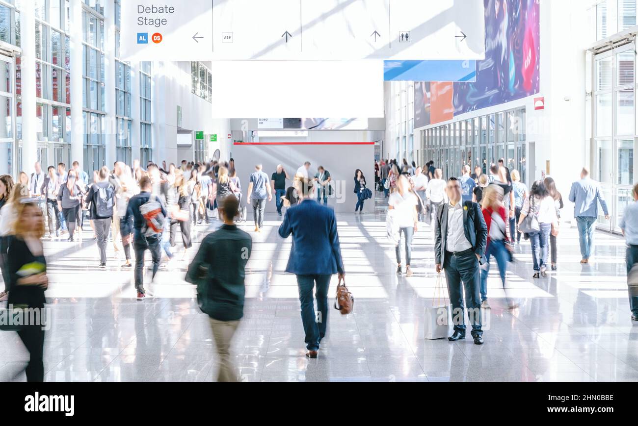 Crowd of anonymous people walking Stock Photo - Alamy