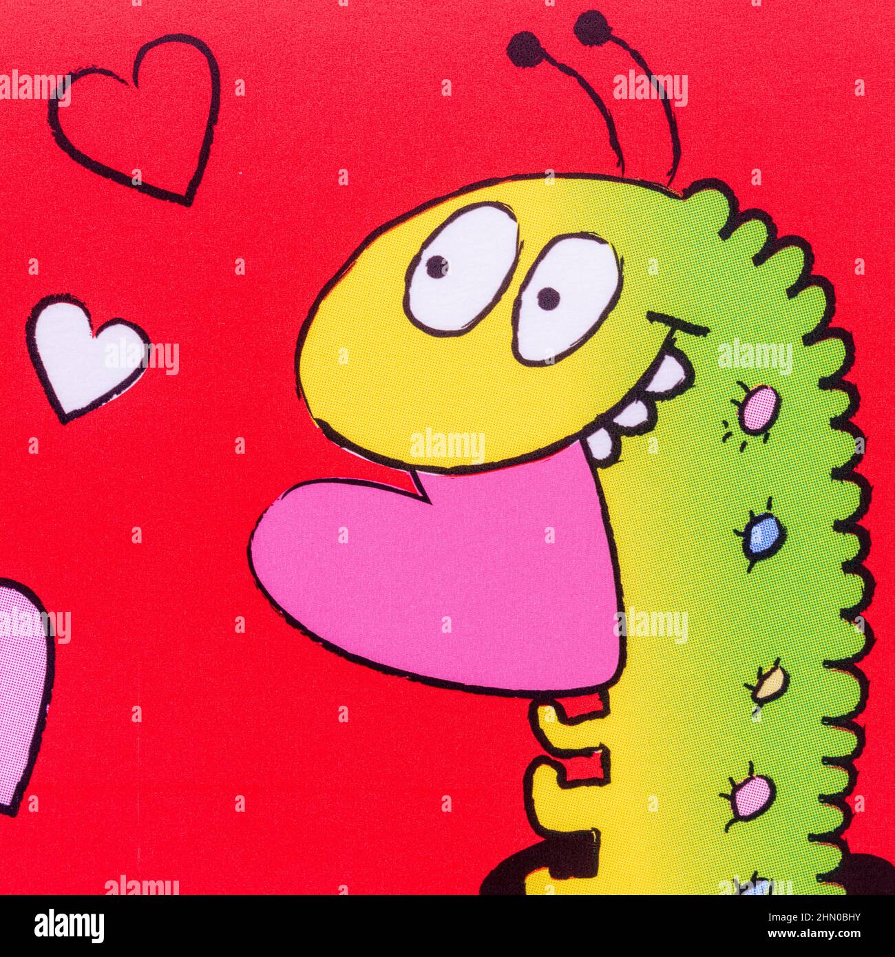 M&S Love is in the Air Colin the Caterpillar Limited Edition Valentines ...