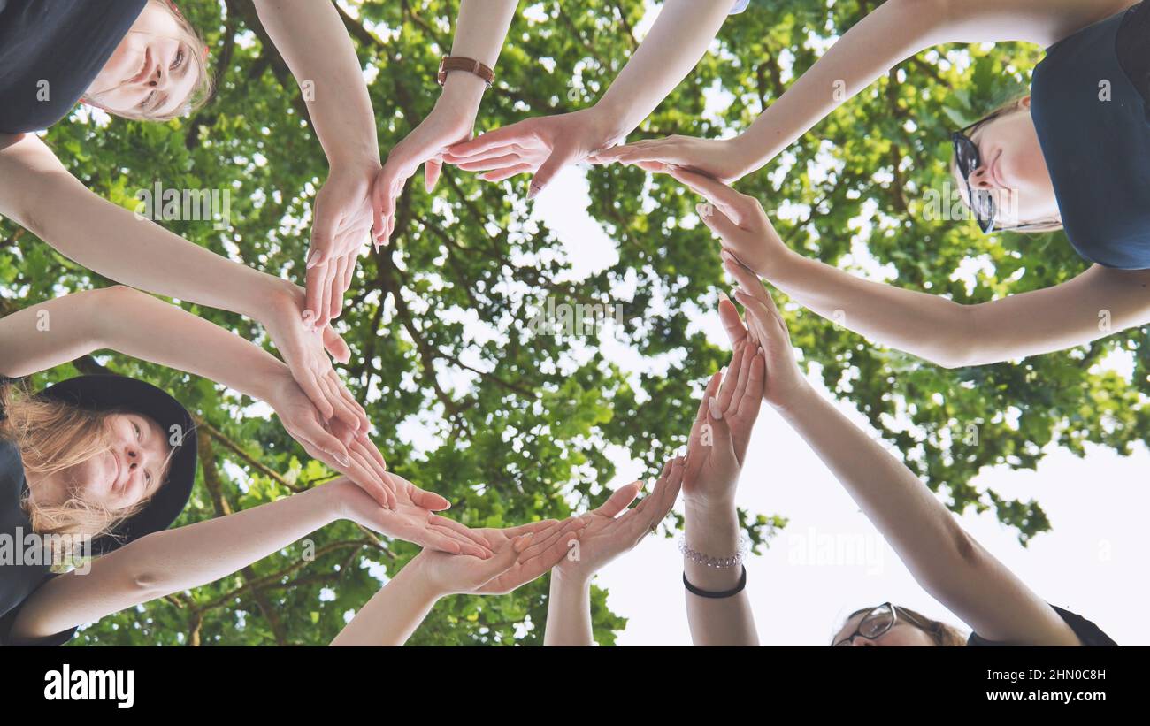 Isolated diversity tree hands hi-res stock photography and images - Alamy