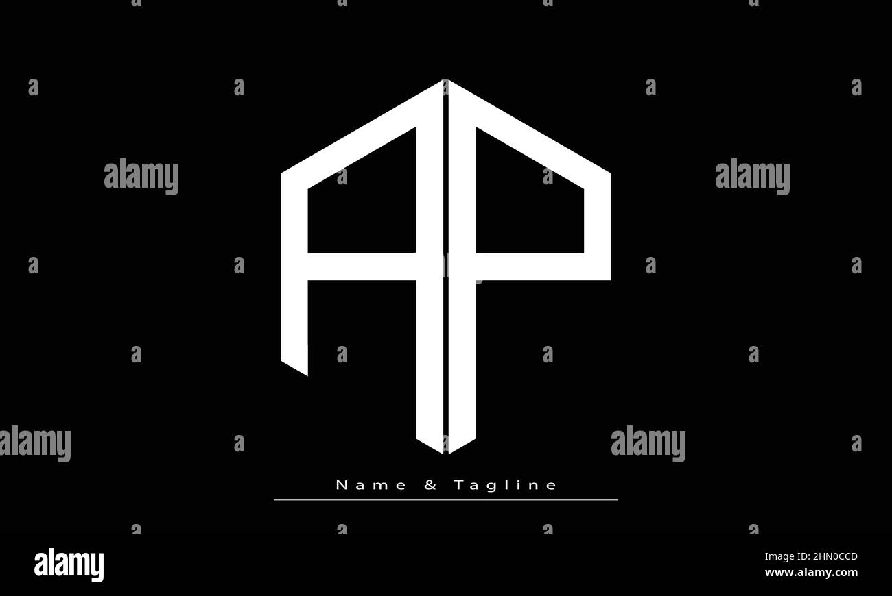 Alphabet letters Initials Monogram logo AP, PA Stock Vector Image & Art ...