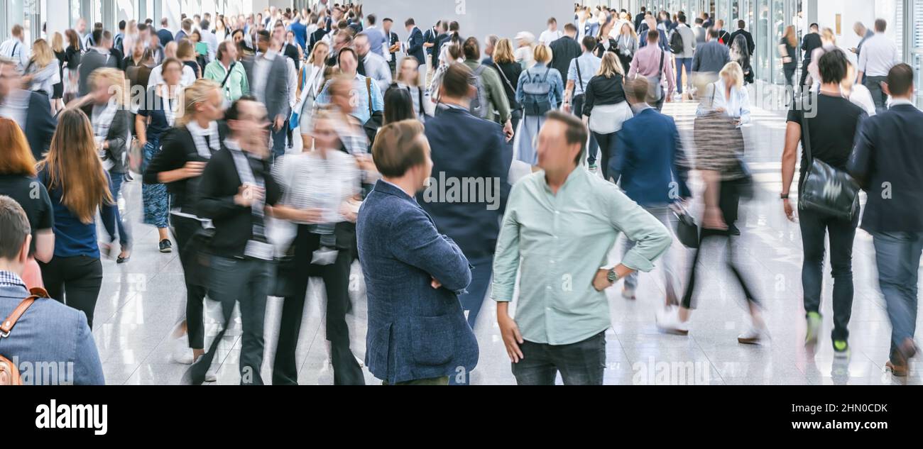Crowd of people walking street Stock Photo - Alamy