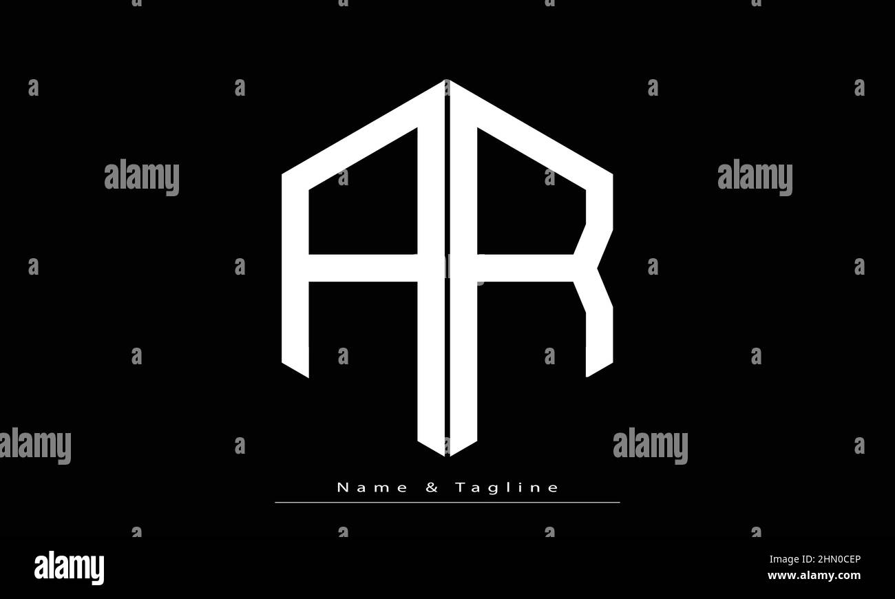 Letter ar logo Stock Vector Images - Alamy