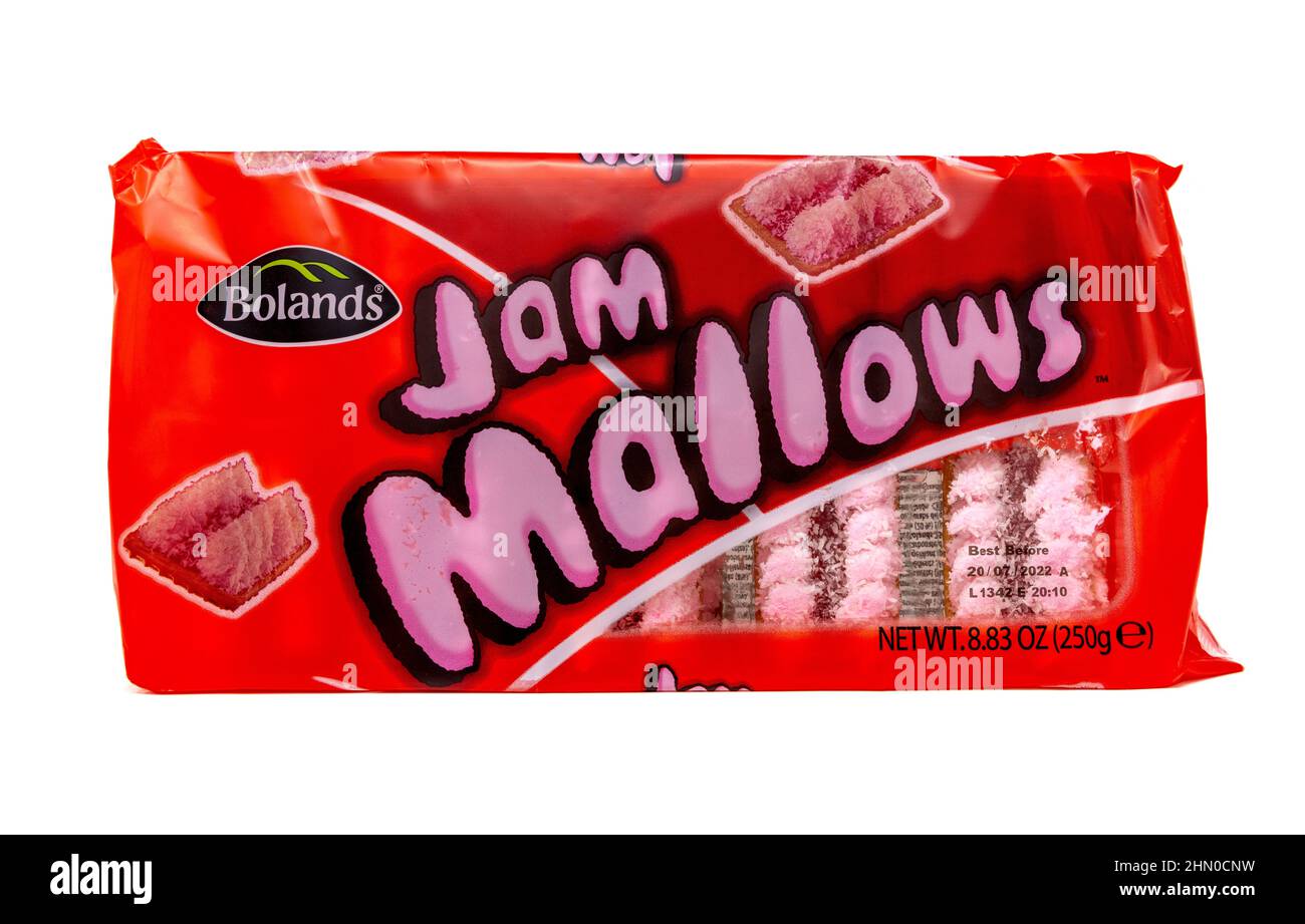 Bolands Jam Mallows Stock Photo - Alamy