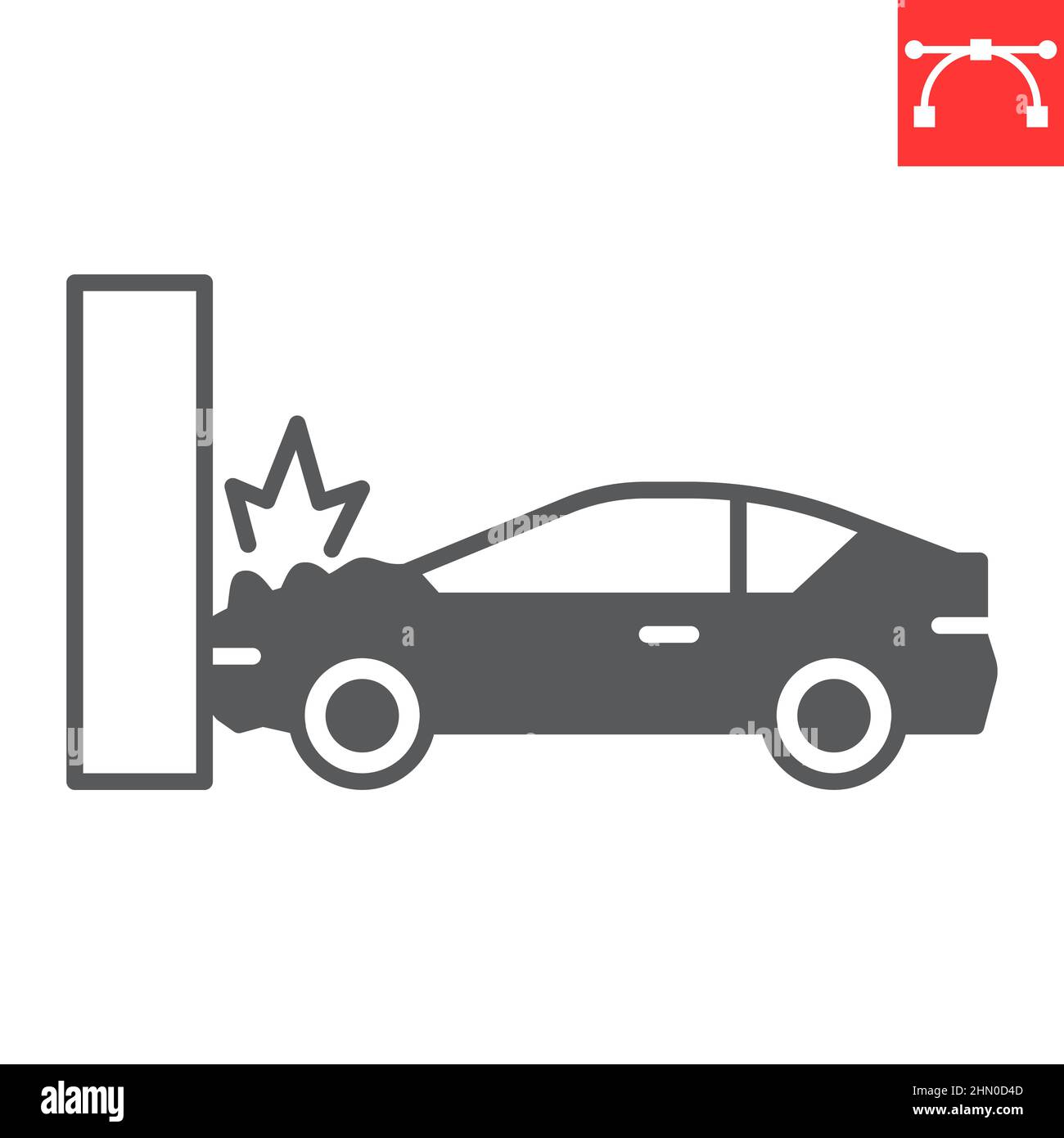 Crumple car Stock Vector Images - Alamy