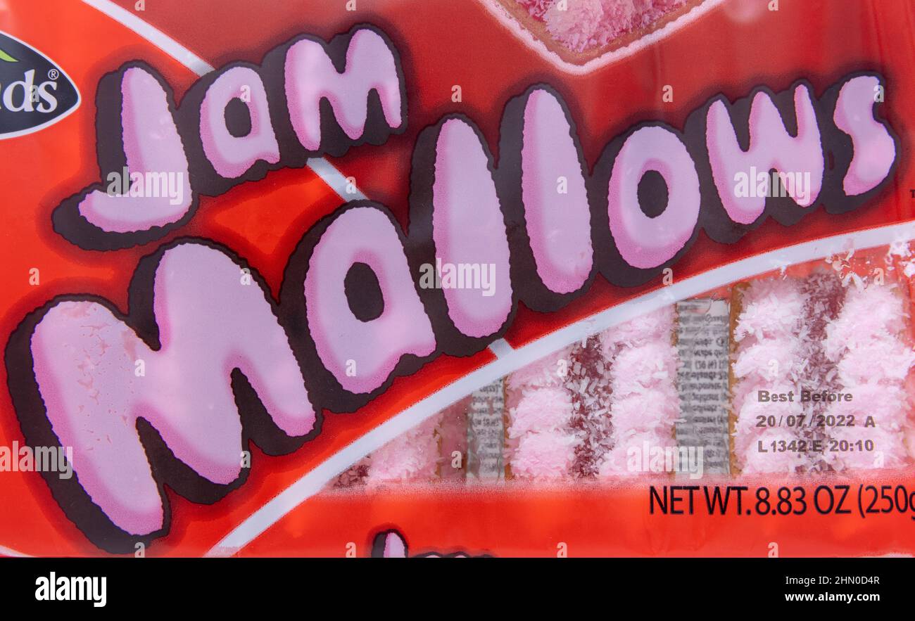 Bolands Jam Mallows Stock Photo - Alamy