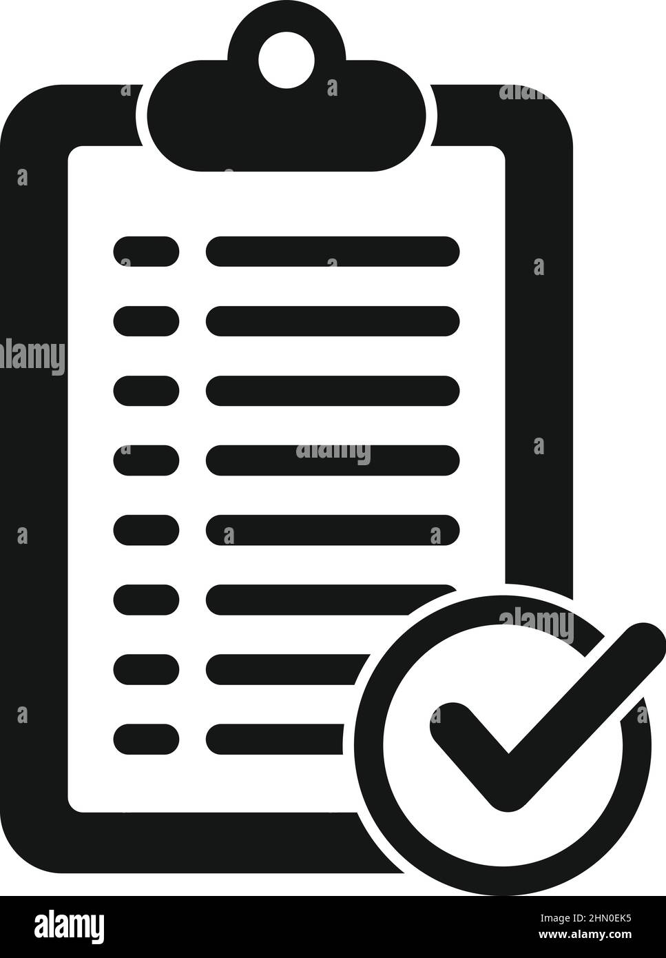 Checklist icon simple vector. Paper project Stock Vector Image & Art ...