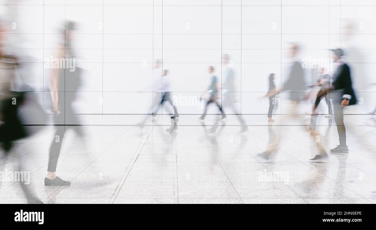 Crowd of anonymous people walking in the street Stock Photo - Alamy