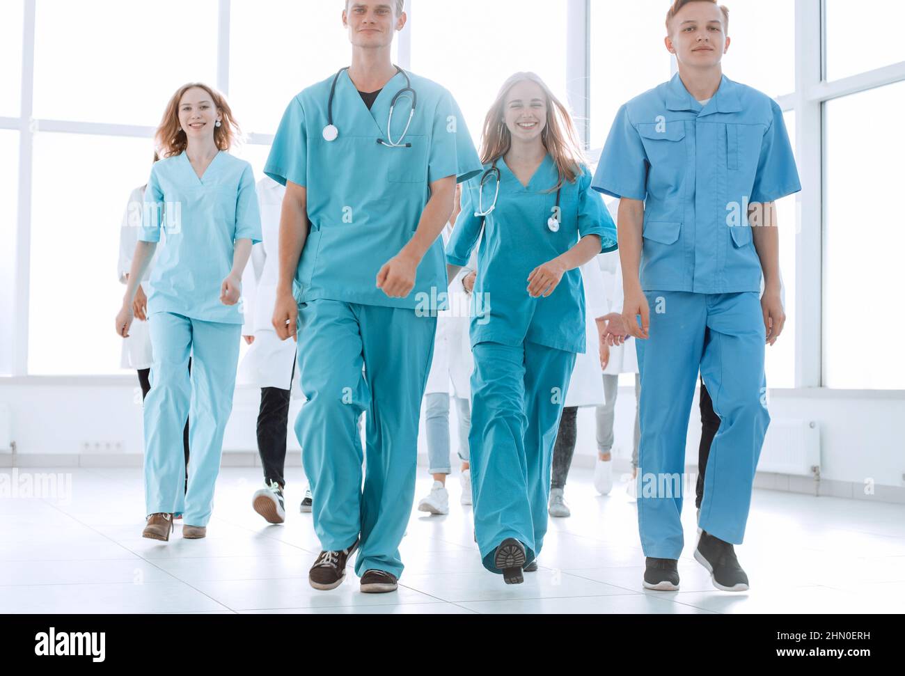 Multiethnic group young medical students hi-res stock photography and ...