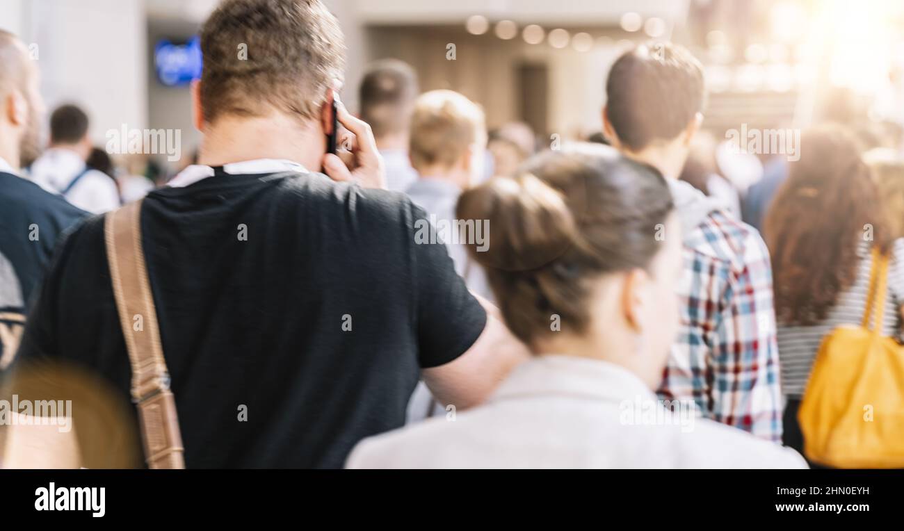 large crowd of anonymous people Stock Photo - Alamy