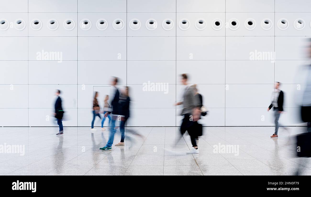 Anonymous business people go by office or on conference Stock Photo - Alamy