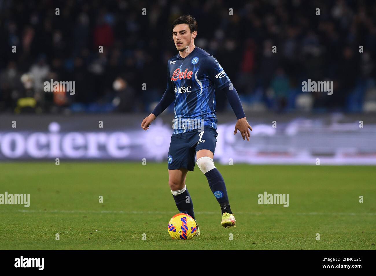 Eljif Elmas of SSC Napoli during the Serie A 2021/22 match between SSC ...
