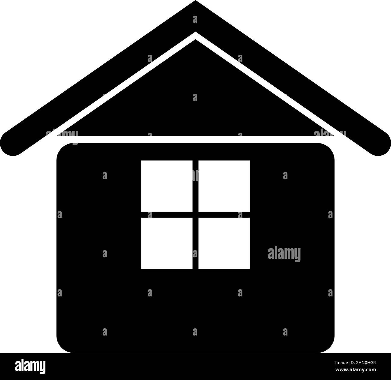 Home icon black color vector illustration image flat style simple Stock ...