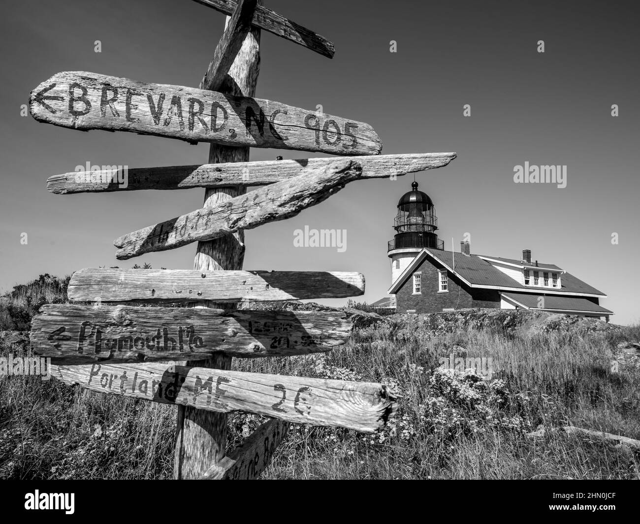 Seguin Island Light Station Stock Photo - Alamy