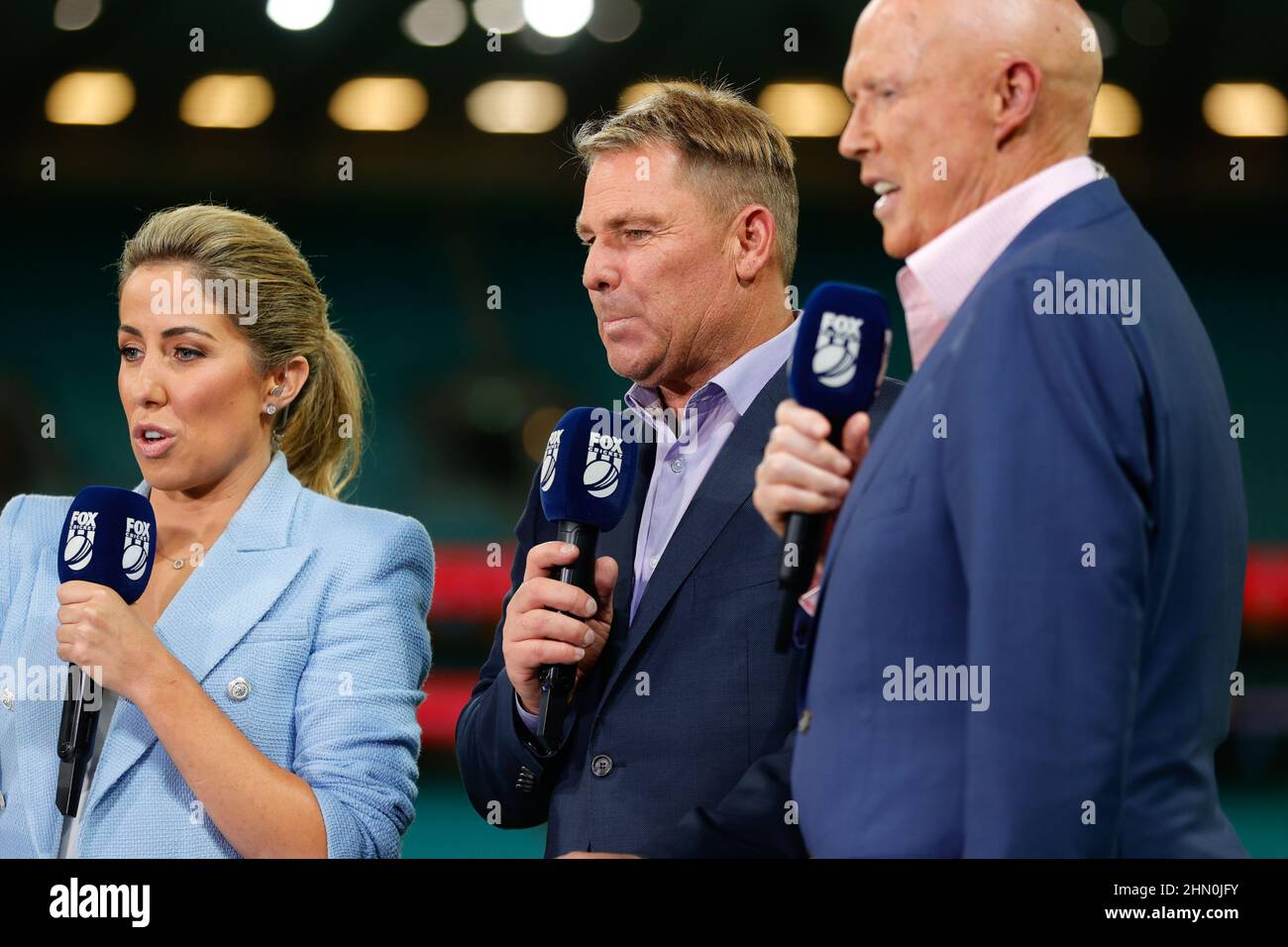 Sports commentating hi-res stock photography and images - Alamy