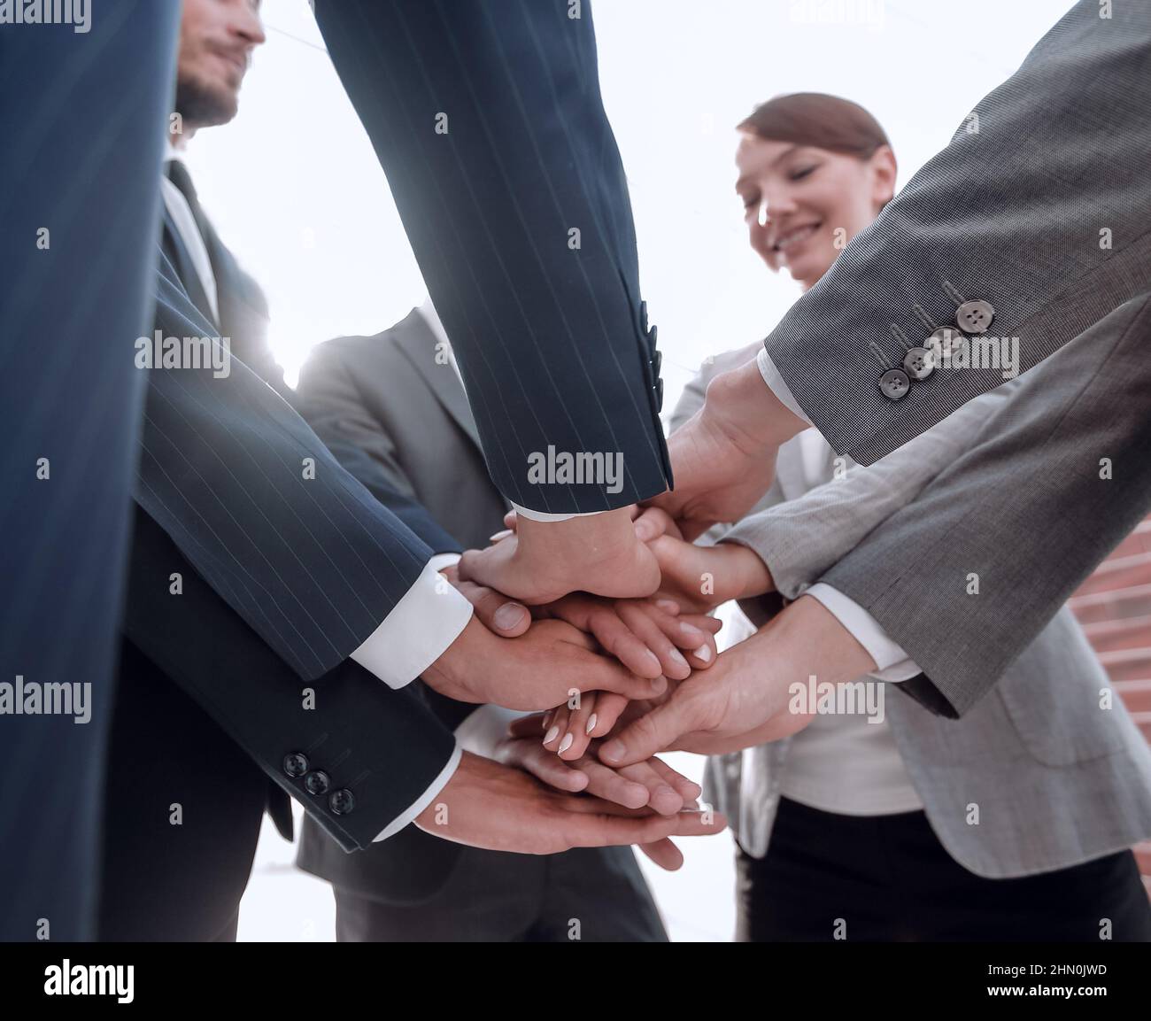 closeup.the hands of the business team together Stock Photo - Alamy
