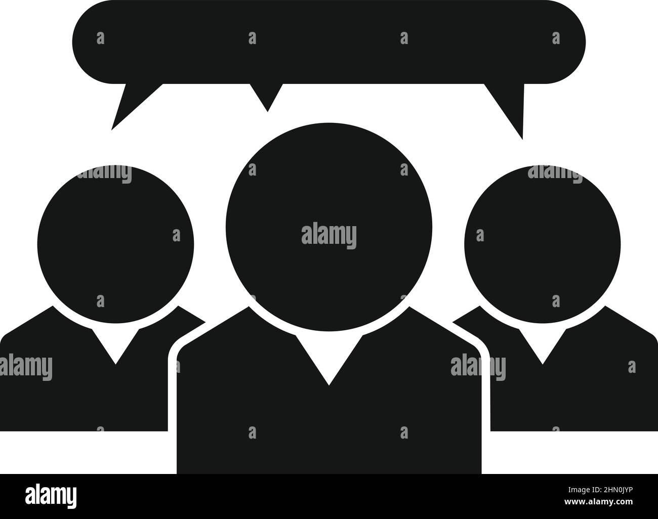 Teamwork icon simple vector. People talk Stock Vector Image & Art - Alamy