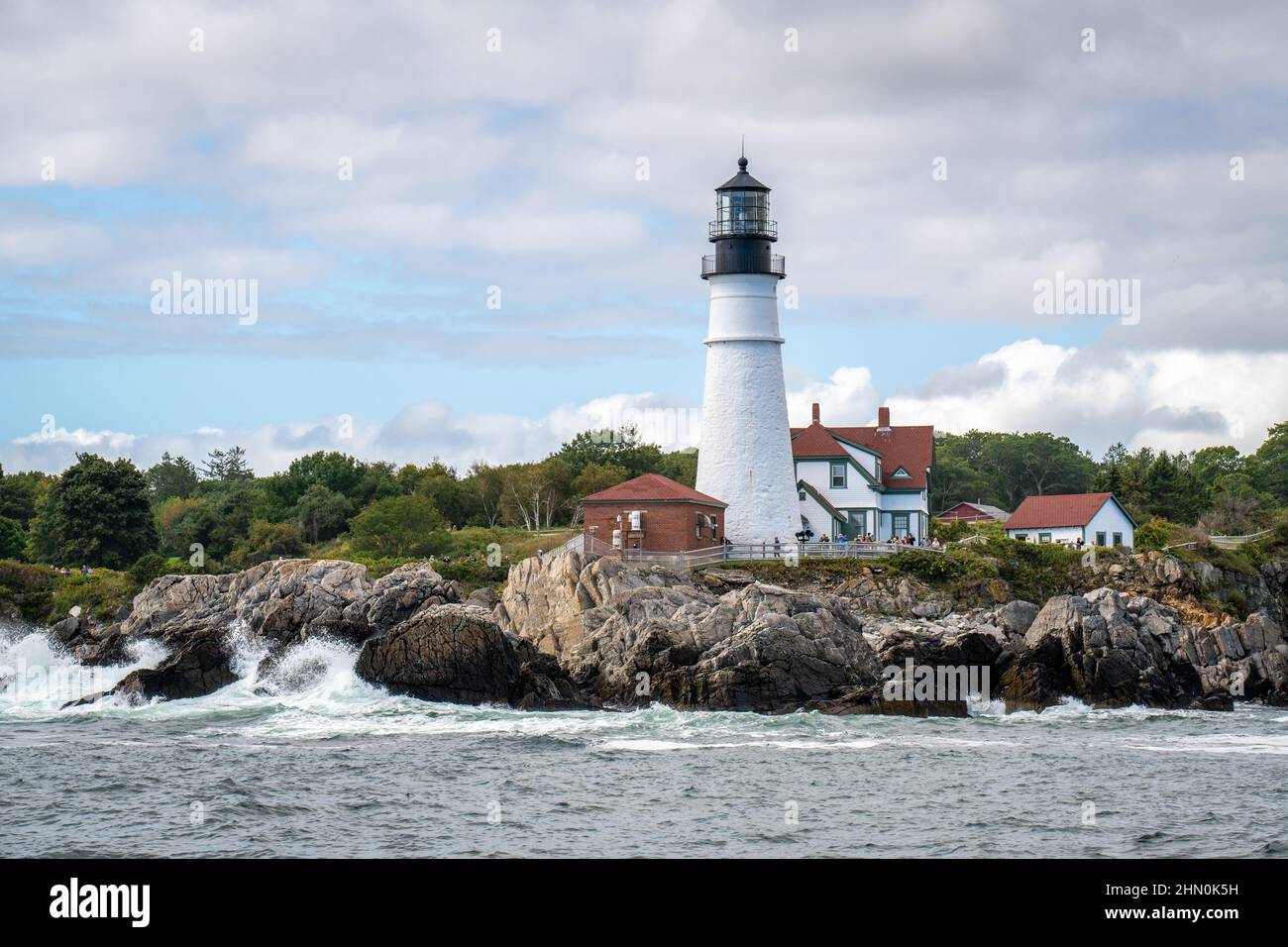 Portland Head Light Maine coast Stock Photo - Alamy
