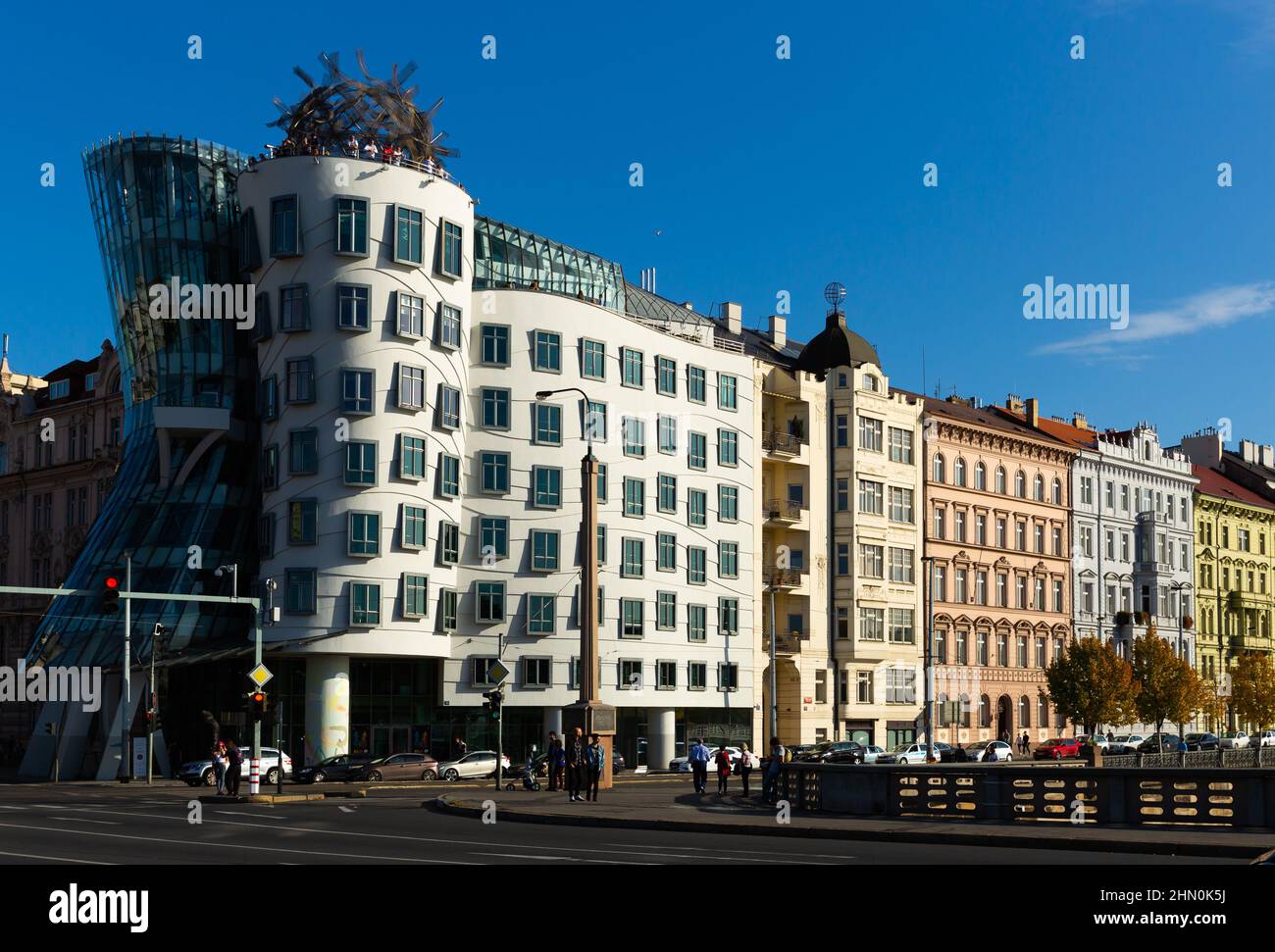 Famous Dancing House in Prague Stock Photo - Alamy
