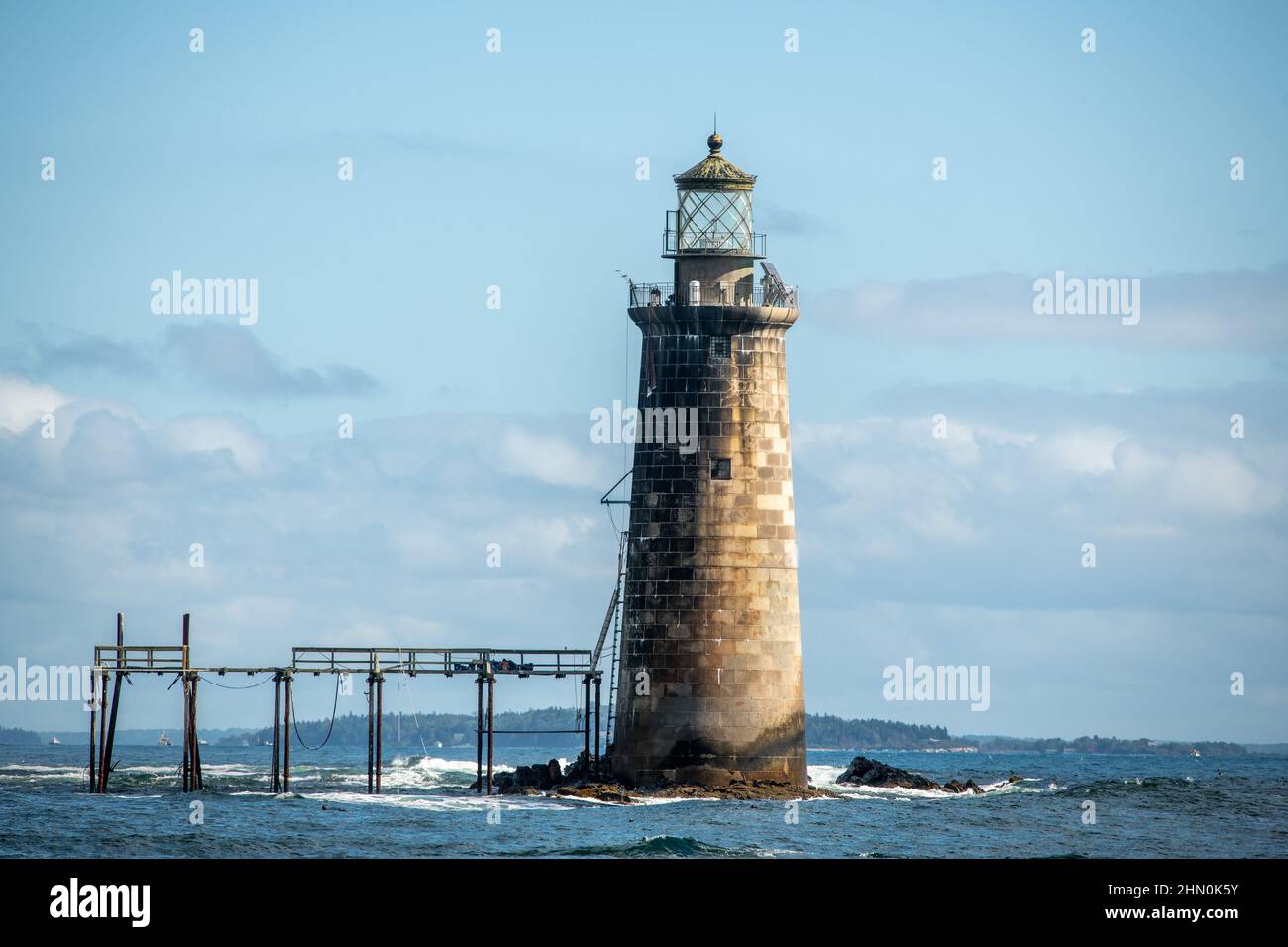 Ram island lighthouse hi-res stock photography and images - Alamy