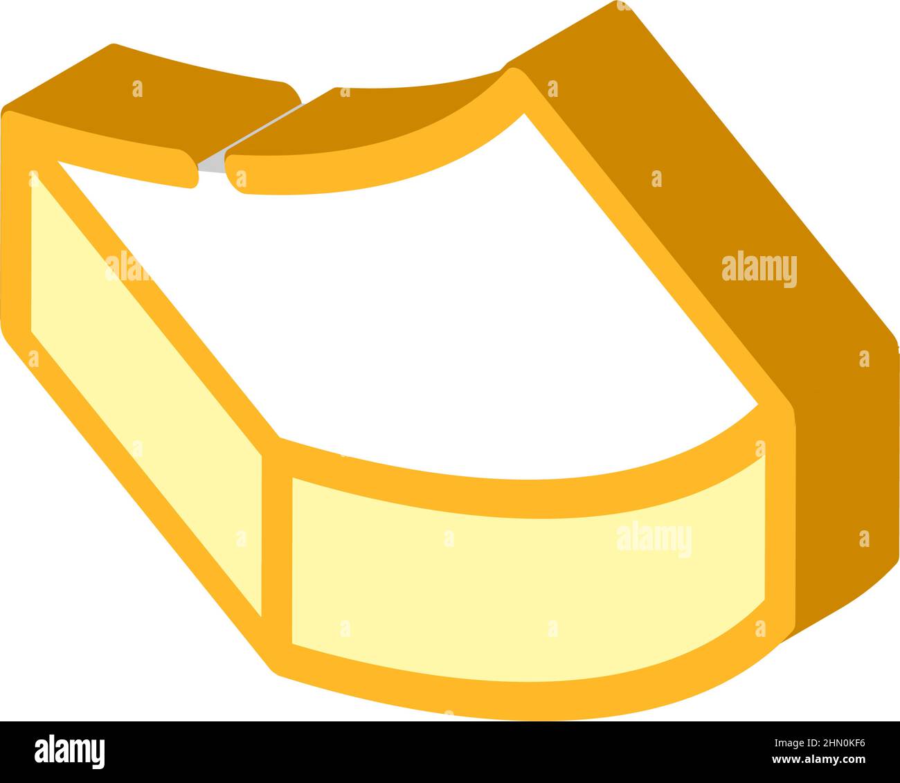 curved brick isometric icon vector illustration Stock Vector Image ...