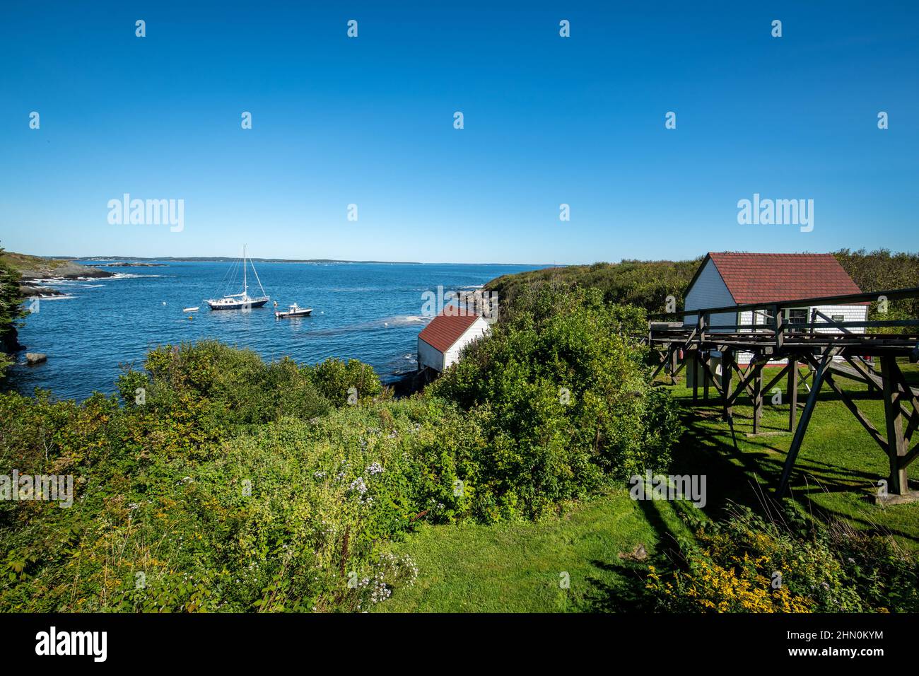 Seguin island lighthouse hi-res stock photography and images - Alamy