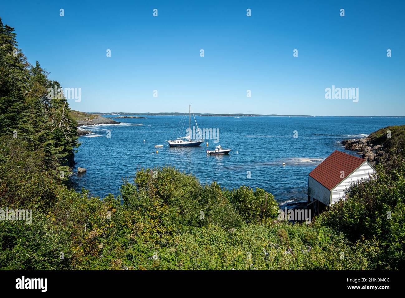 Seguin island lighthouse hi-res stock photography and images - Alamy