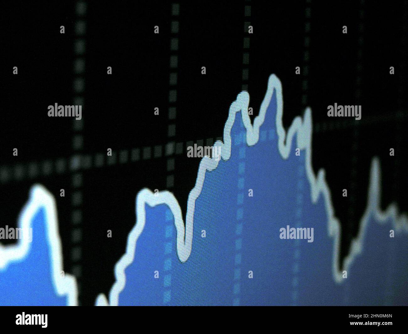 3d Render Stock Market Graph With Going Up Arrow Stock Photo - Alamy