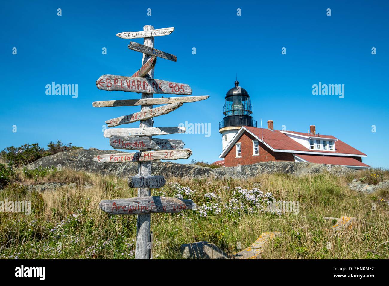 Seguin island lighthouse hi-res stock photography and images - Alamy