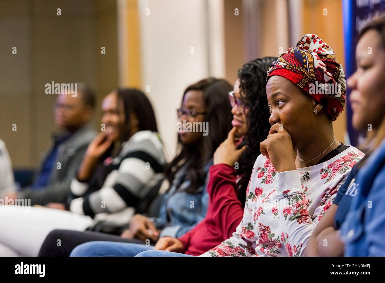 Students attend a class hi-res stock photography and images - Alamy
