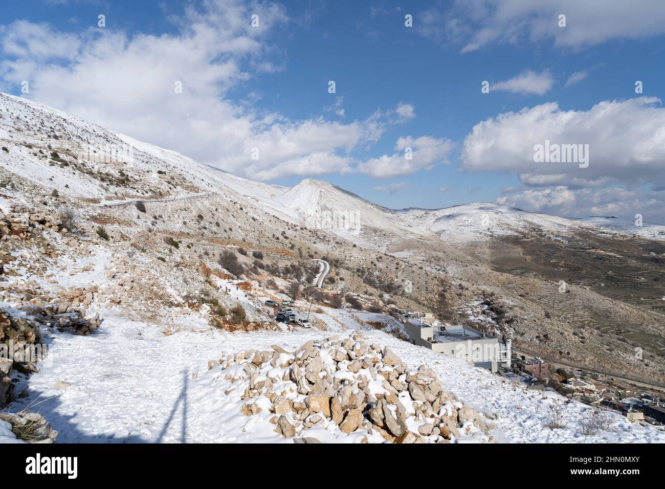 Golan golan heights israel majdal shams hi-res stock photography and ...