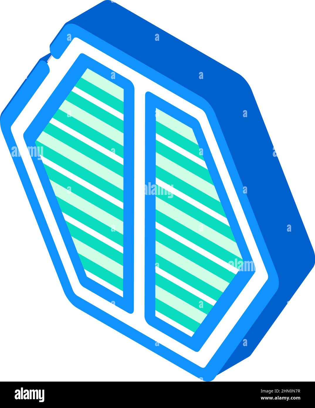 ventilation system isometric icon vector illustration Stock Vector ...