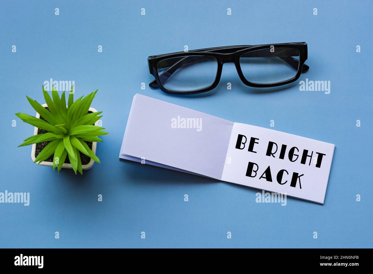 Back later sign hi-res stock photography and images - Alamy
