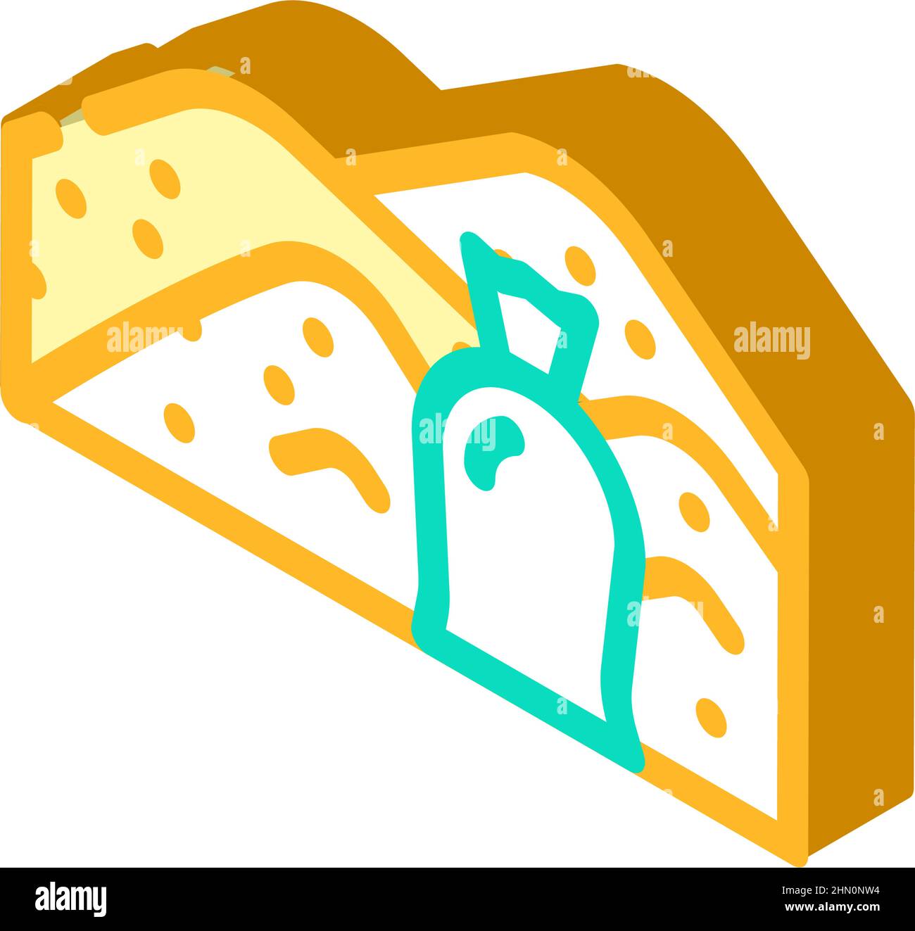 sand building material isometric icon vector illustration Stock Vector ...