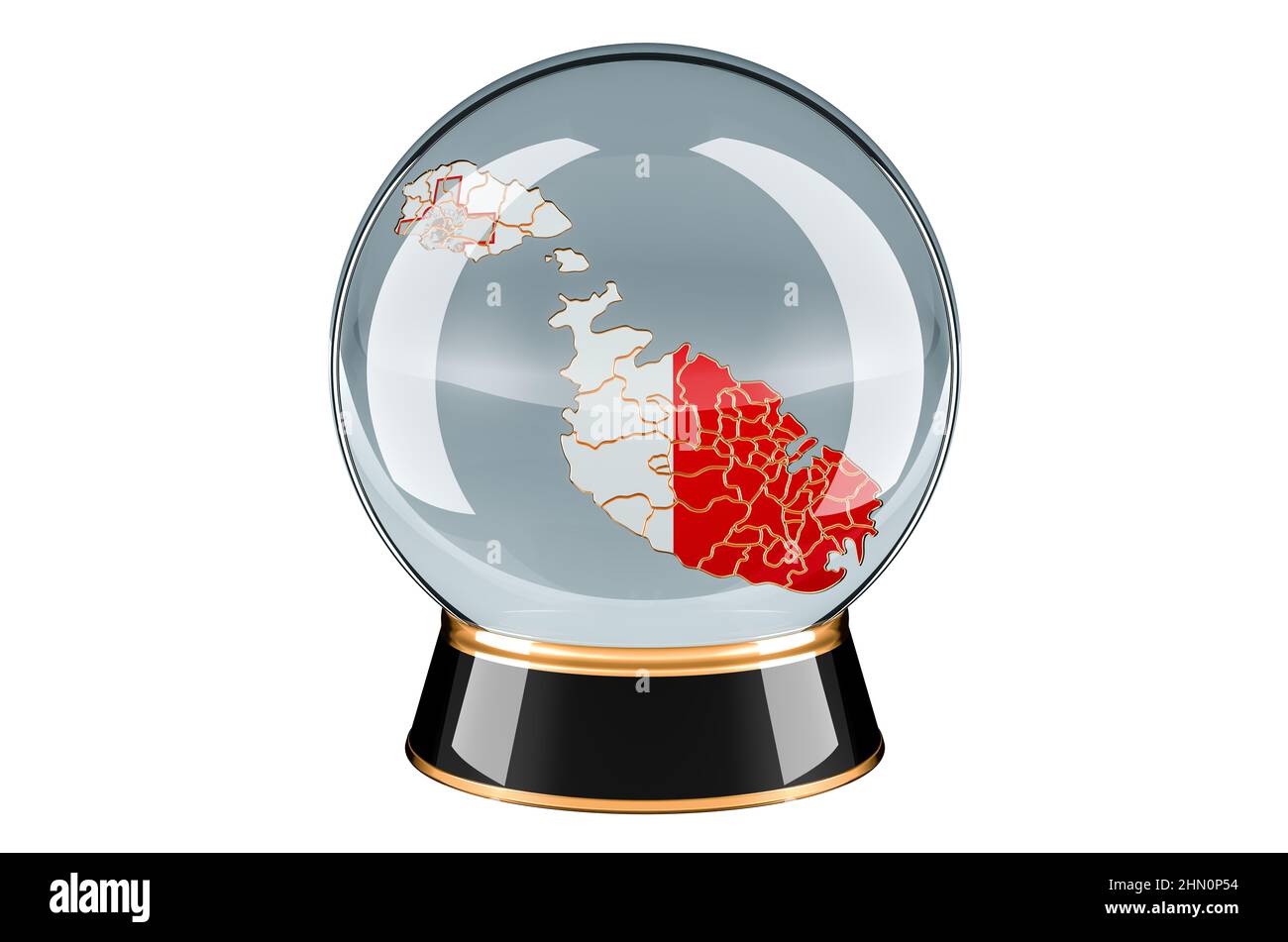 Crystal ball with Malaysian map. Forecasting and prediction for ...