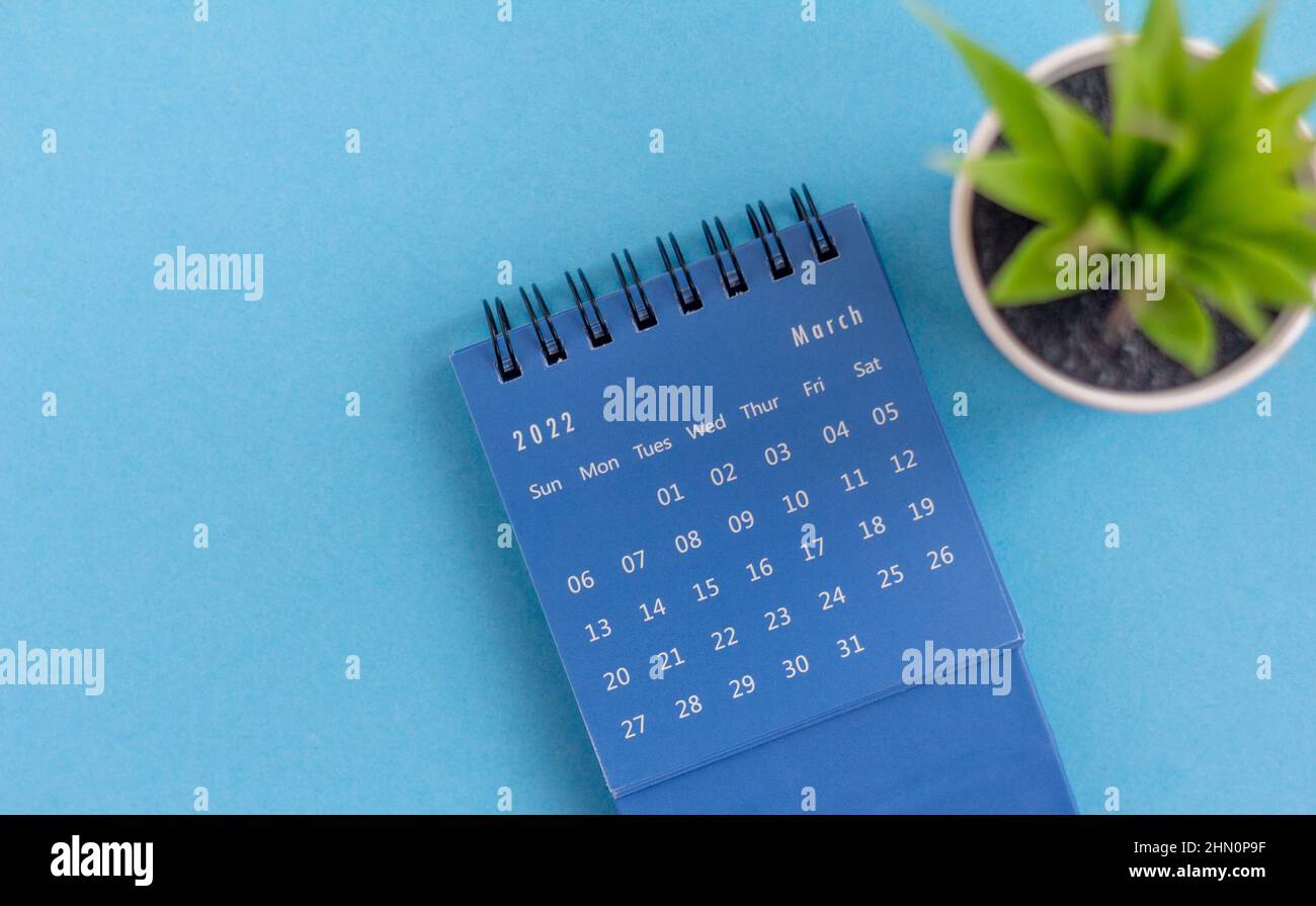 March 2022 Desktop Calendar