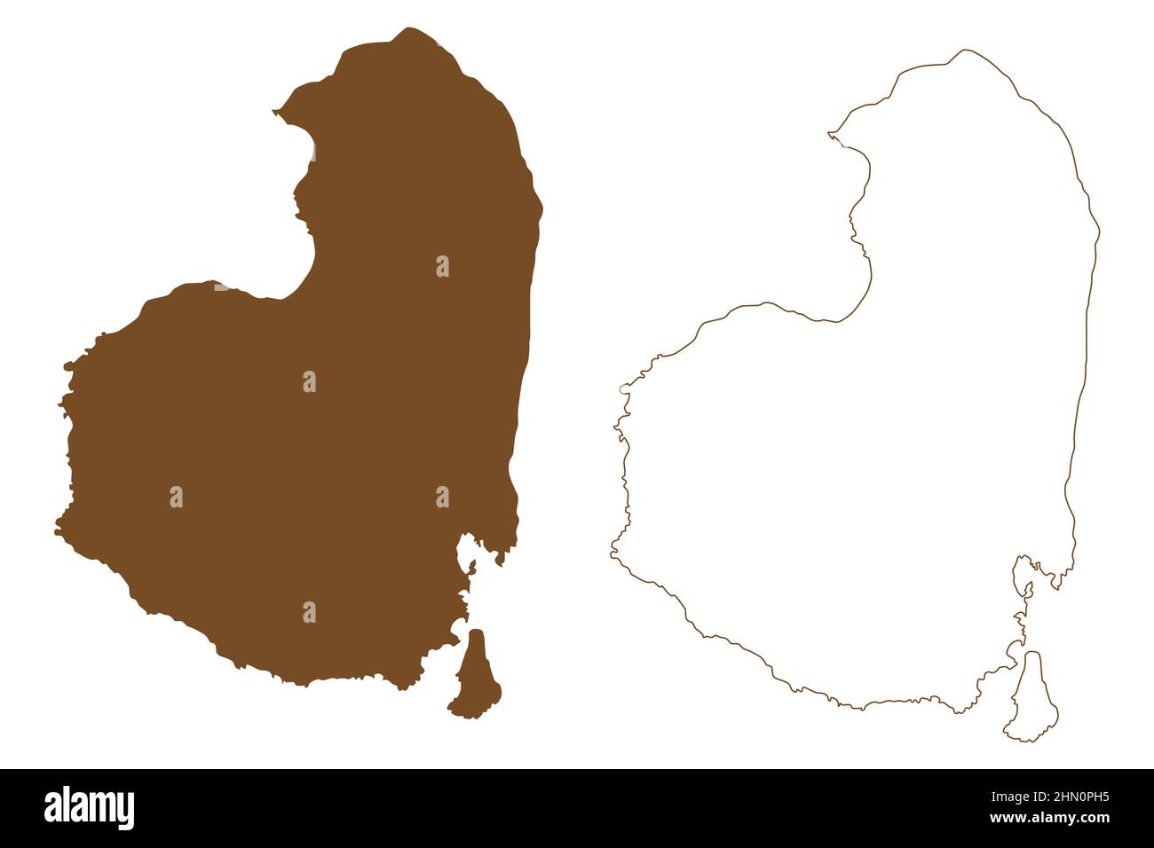 Inner hebrides map hi-res stock photography and images - Alamy