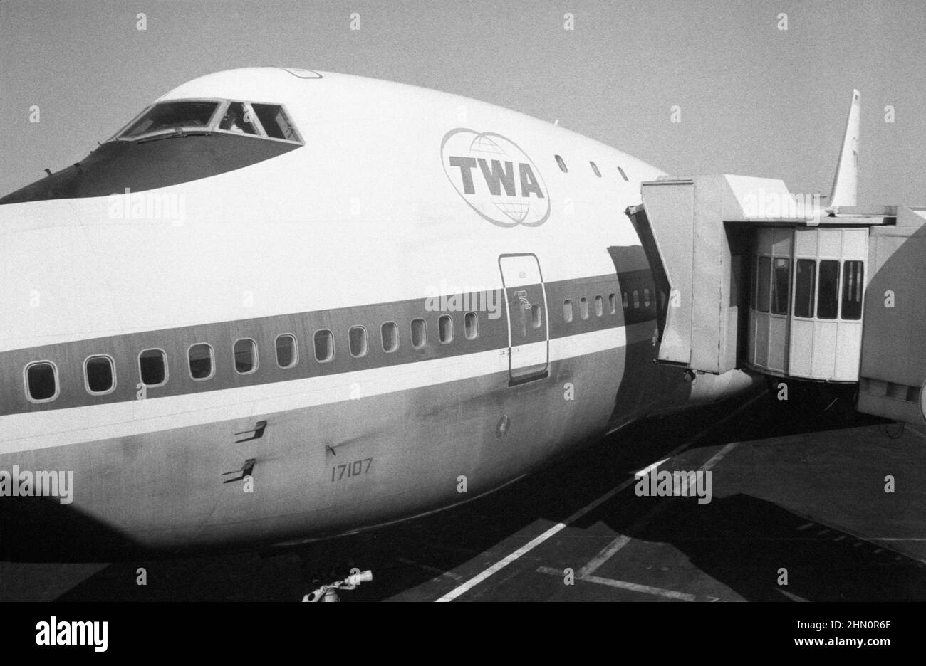 Philadelphia International Airport, Boeing 747, USA, 1977 Stock Photo ...