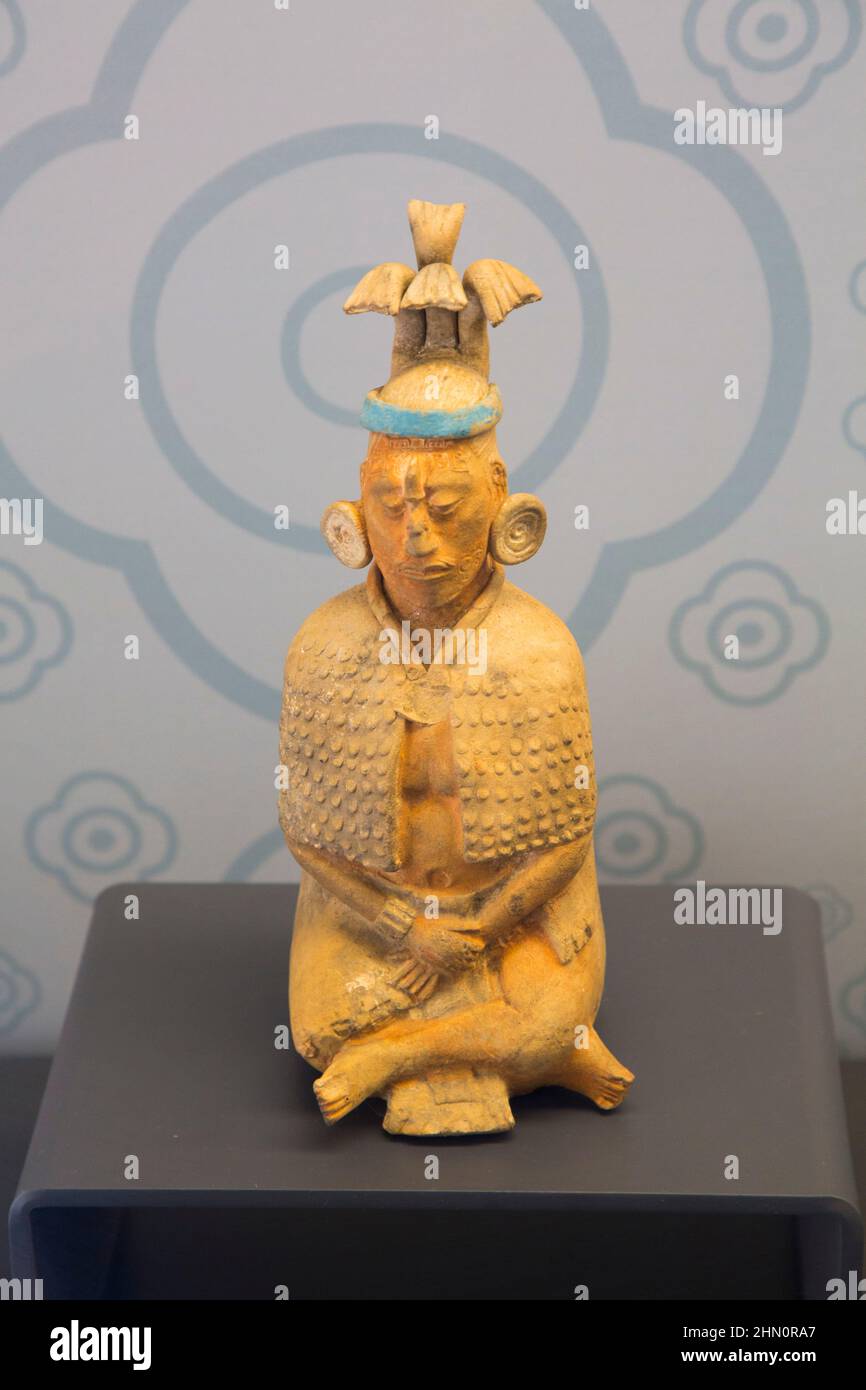 Ceramic Figurine, 600-800 AD, From Jaina Archaeological Site, Museum ...