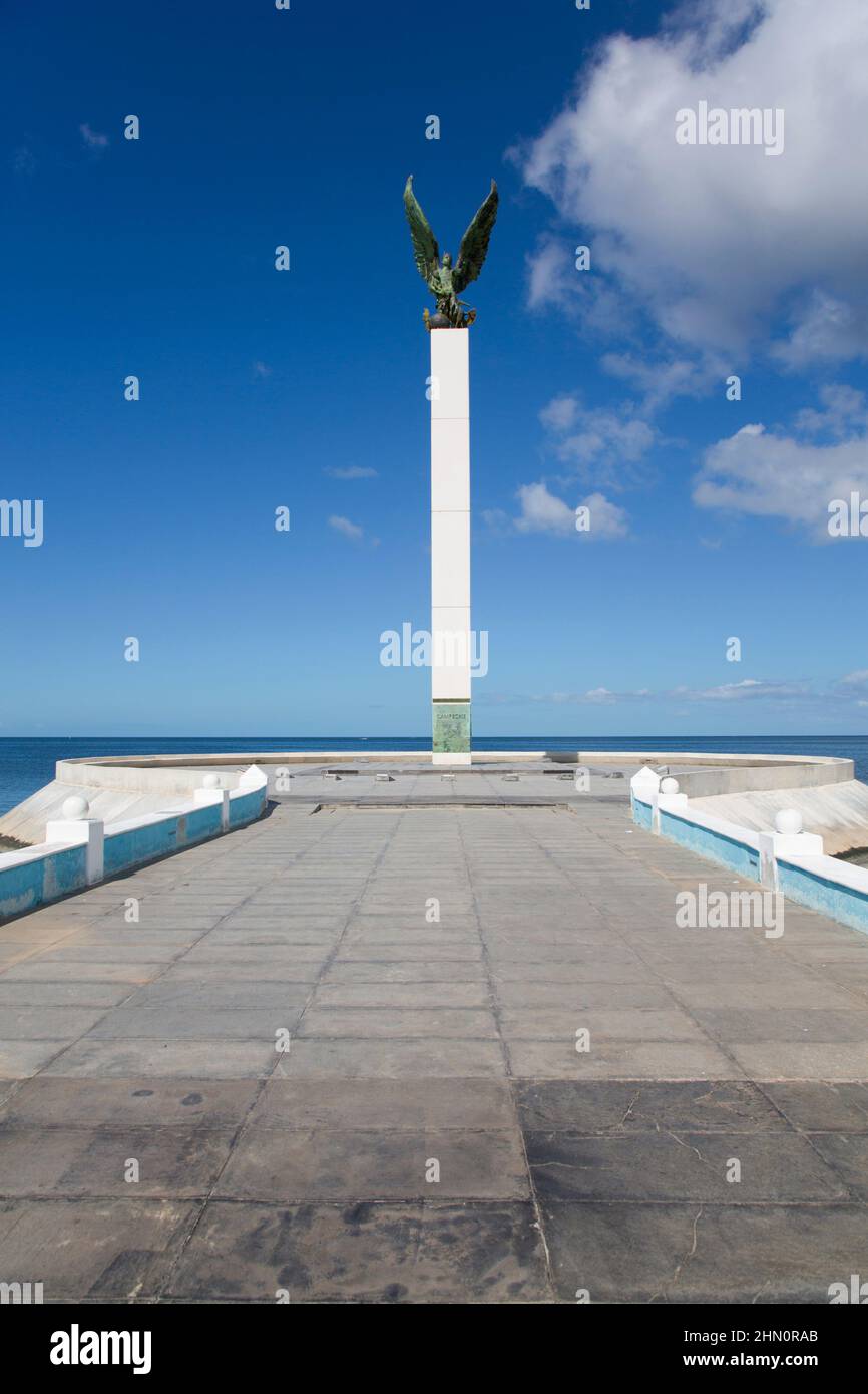 Angel Maya Statue, Old Town, UNESCO Site, San Francisco de Campeche ...