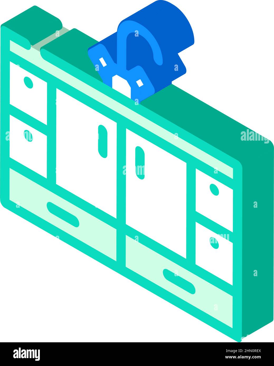 kitchen and bath cabinets isometric icon vector illustration Stock ...