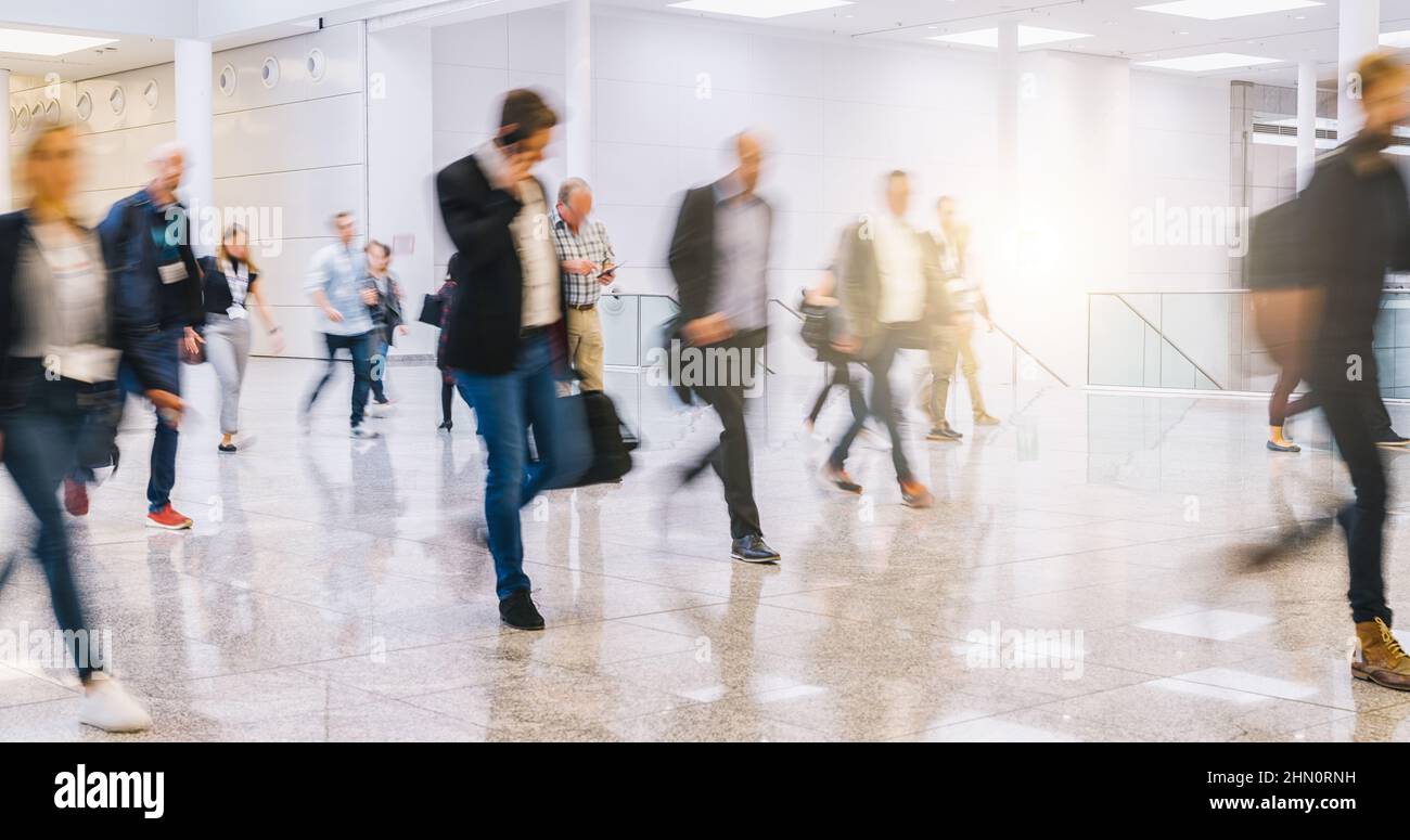 blurred business people crowd in london Stock Photo - Alamy