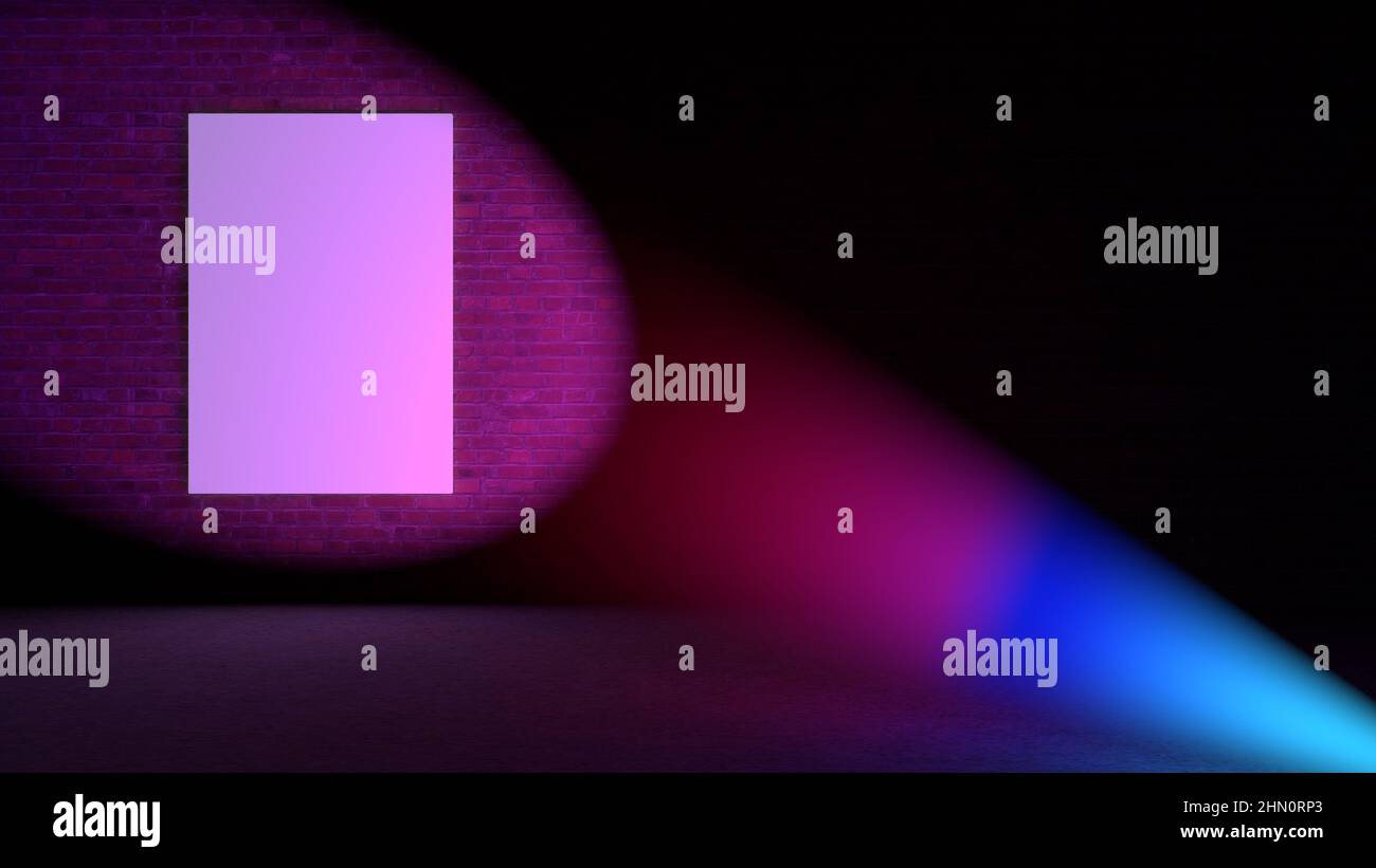 3d background from spotlight light beam Stock Photo - Alamy