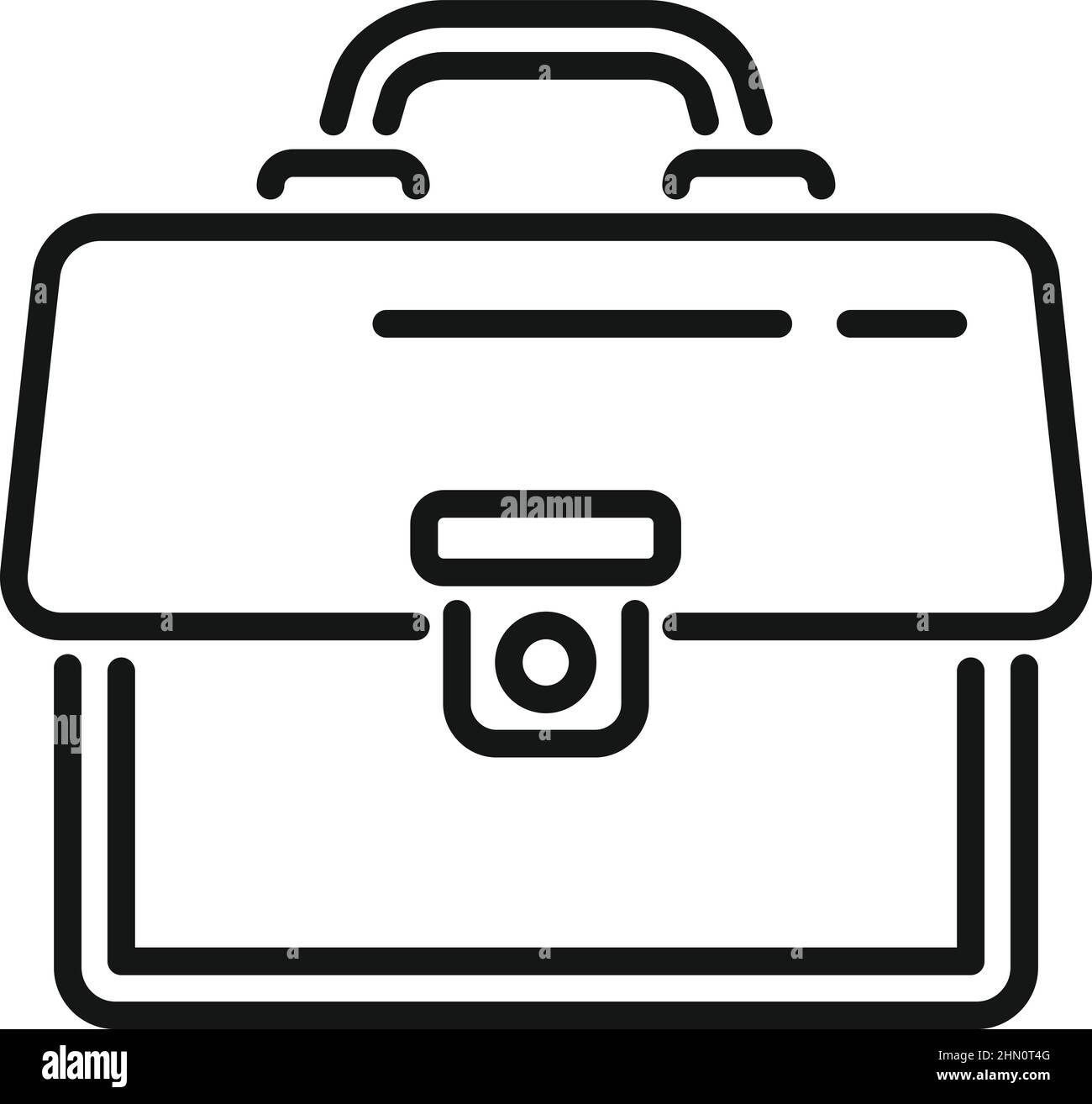 Business case icon outline vector. Work briefcase Stock Vector Image ...